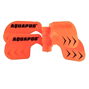 AquaPod Screw on Curved Water Rocket Fins (2 pk)- Compatible with any 2 Liter Bottles - Makes Bottle Spiral in Air & Helicopter to Ground - Fun Outdoor Science Toy - Accessory to Water Rocket Launcher