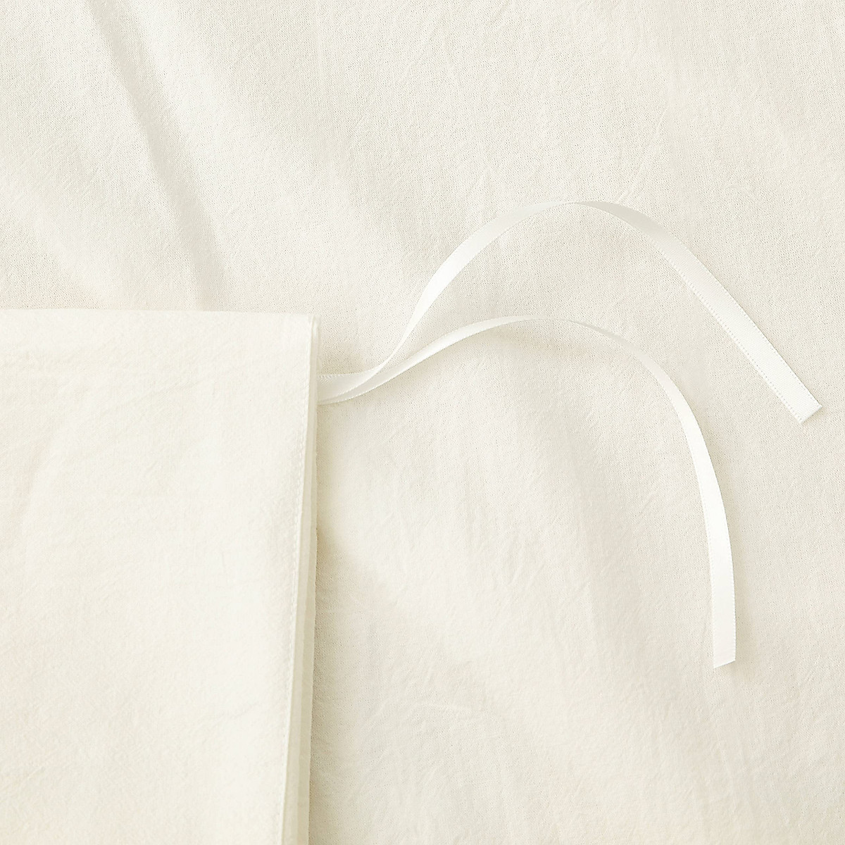 melingo Queen Duvet Covers, White Washed Cotton Duvet Cover Set, Soft, Cooling, Breathable Bedding Collection Set with Buttons Closure. Solid Color Quilt Cover (1 Comforter Cover + 2 Pillow Cases)