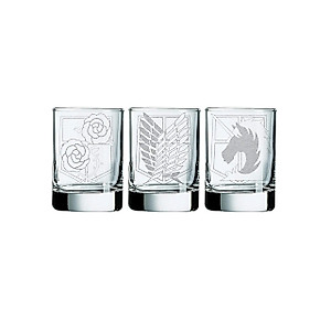 Attack on Titan Shot Glasses/Votive Holders - Set of 3