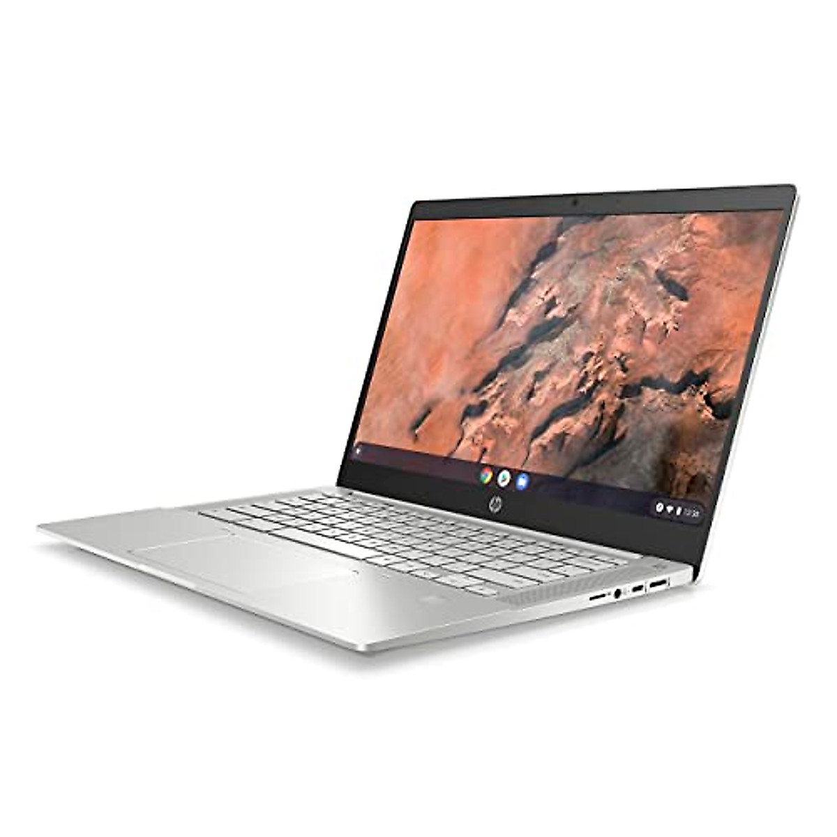 HP Pro C645 Chromebook Enterprise 14” HD WLED (AMD Dual-Core Athlon 3050C, 8GB RAM, 64GB eMMC SSD) Narrow Bezel Business Laptop, B&O Audio, 2 x USB-C, HDMI, 3-Cell 58whr, Silver, Chrome OS - 2022