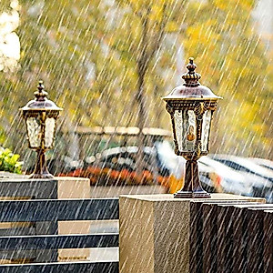 Outdoor Post Light Traditional Victoria Outdoor Post Lights，Industrial IP65 Waterproof Villa Garden Patio Landscape Lawn Lamp E27 Modern Home Outdoor Post Lights