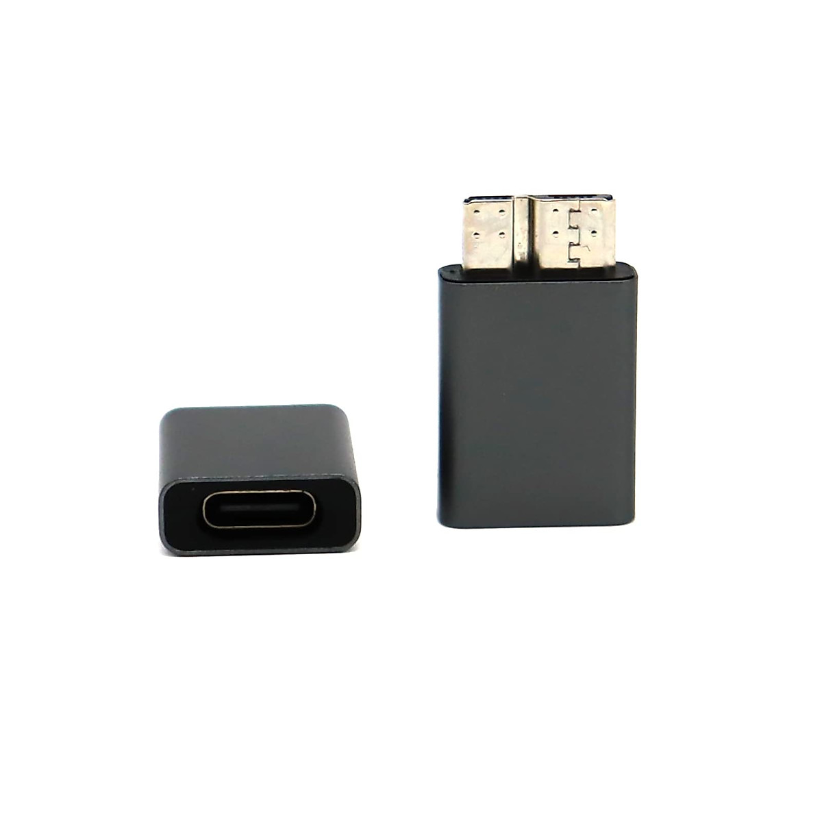 LOKEKE USB 3.1 Type C to Micro B USB 3.0 Adapter, USB 3.1 C Female to USB 3.0 Micro B Male Adapter Converter for Hard Drive Laptop Phone Camera
