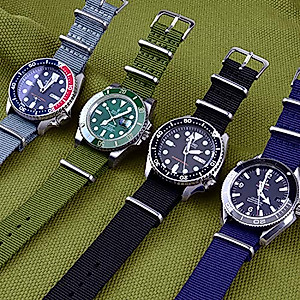 Ritche Christmas Gift 20mm Military Ballistic Nylon Strap Nylon Watch Band Compatible with Timex Weekender Watch for Men Women, White Elephant Gifts, Stocking Stuffers for Men