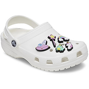 Crocs Unisex's Jibbitz Shoe Unicorn Multi, Animal Charms, Princess Pack, 5 Pack