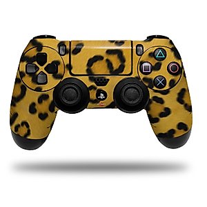 WraptorSkinz Skin Compatible with Sony PS4 Dualshock Controller PlayStation 4 Original Slim and Pro Leopard Skin (Controller NOT Included)