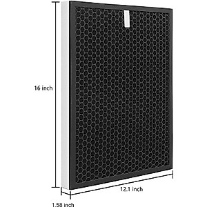 NRP Replacement HEPA Filter Set for Winix Air Purifier HR900 1712-0093-00 filter T and 1712-0094-00 filter U, 1 HEPA and 1 Activated Carbon