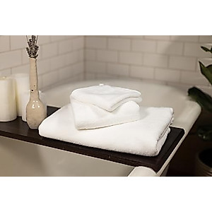 Everplush Absorbent Bar Mop Kitchen Towels, Set of 3, White