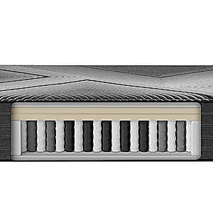 Beautyrest Black Hybrid LX-Class 13.5” Medium King Mattress, Cooling Technology, Supportive, CertiPUR-US, 100-Night Sleep Trial, 10-Year Limited Warranty