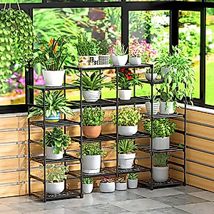 Kottwca Large Shoe Rack Organizer, 4 Row 8 Tier Shoe Storage Shelf for Closet Entryway Garage, Metal Free Standing Shoe Holder for 62-66 Pairs of Shoes, Sturdy Stackable Shoe Stand for Bedroom