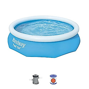Fast Set 10' x 30" Above Ground Pool Set, Blue