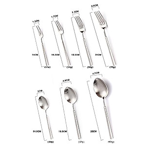 Unique Silverware Set 8/10 Stainless Steel Flatware Gold Cutlery Tableware Utensil Set Knives Forks Spoons,Mirror Polished Dinnerware Sets for Party Kitchen Small business 24-piece for 6