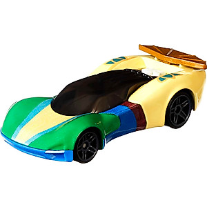 Hot Wheels Disney Princess Character Car 5-Pack, 5 Toy Cars in 1:64 Scale: Mulan, Snow White, Belle, Jasmine & Ariel