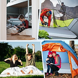 8 PCS Kids Air Mattress Sheets Toddler Air Mattress Fitted Sheets Compatible with Intex Cozy Kidz Inflatable Airbed for Baby Shower Parties, Kids Sleepover Parties (Airbed are Not Included)