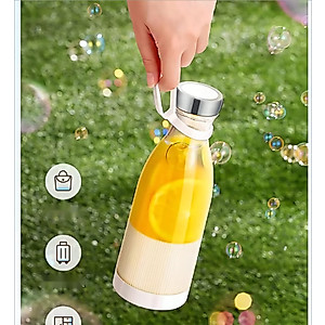 blender portable,fresh juice blender,personal blender (350ml, Deluxe Edition (pink))