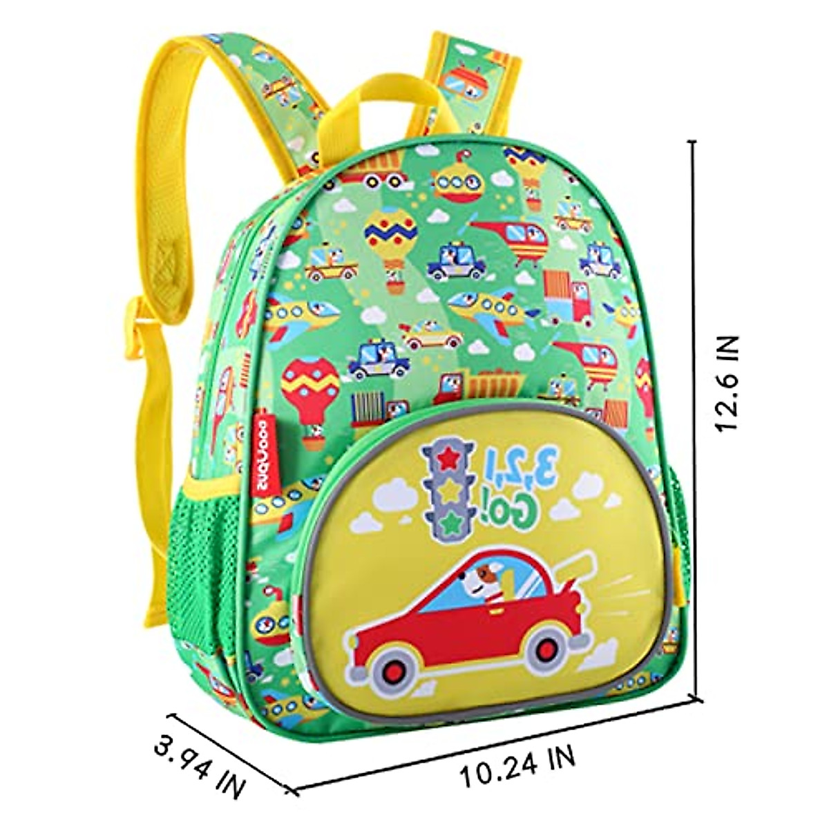 Daaupus 12-Inch girl preschool backpack,Kids Backpack for Boys & Girls, Perfect for Daycare and Preschool, Unique design print backpack for school and travel