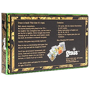 TDC Games Grass Card Game, Novelty Card Game for Adults, Fast Paced Card Game for 2-6 Players, Hilariously Fun Game to Play with Friends, Card Game for Game Night