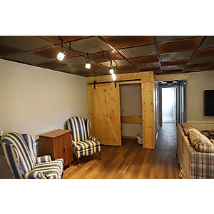 Colorado Steel Corrugated Metal Ceiling Tiles (10, Antique)