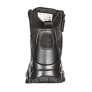 5.11 Tactical Men's ATAC 2.0 6" Side Zip Military Boot, Black, 10.5 Regular, Style 12394