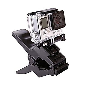 Walway Clamp Mount with Adjustable Gooseneck for Gopro Hero 8/7/ 6/5/ 4/3+/ 3/2/ 1, Hero 2018, Session, Fusion, DJI Osmo Xiaomi Yi Camera