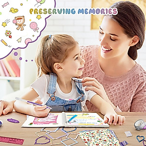 PERRYHOME DIY Journal Kit for Girls Ages 8-14, DIY Girls Journal Set for Teenage Girls Scrapbook & Diary Kits, Journaling Art Crafts Kit Teen 8 9 10 11 12 13 14 Year Old Girl Birthday Gifts - Purple