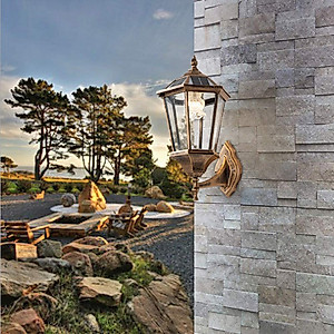 TWTCC Wall Mounted Light Solar Wall Light Outdoor Wall Lamp Outdoor Light Entry Light Door Post Villa Waterproof Garden Wall Light Garden Wall Lantern Home Reading Light