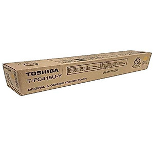 Toshiba T-FC415U-K T-FC415U-C T-FC415U-M T-FC415U-Y e-Studio 2515 3015 3515 4515 5015 Toner Cartridge Set (Black Cyan Magenta Yellow, 4-Pack) in Retail Packaging