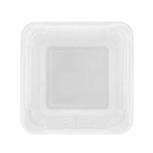 Restaurantware - Met Lux 8 Quart Food Storage Containers, 10 White Storage Containers - Lids Sold Separately, Red Volume Markers, Dishwashable Containers, Side Handles, For Storing Foods