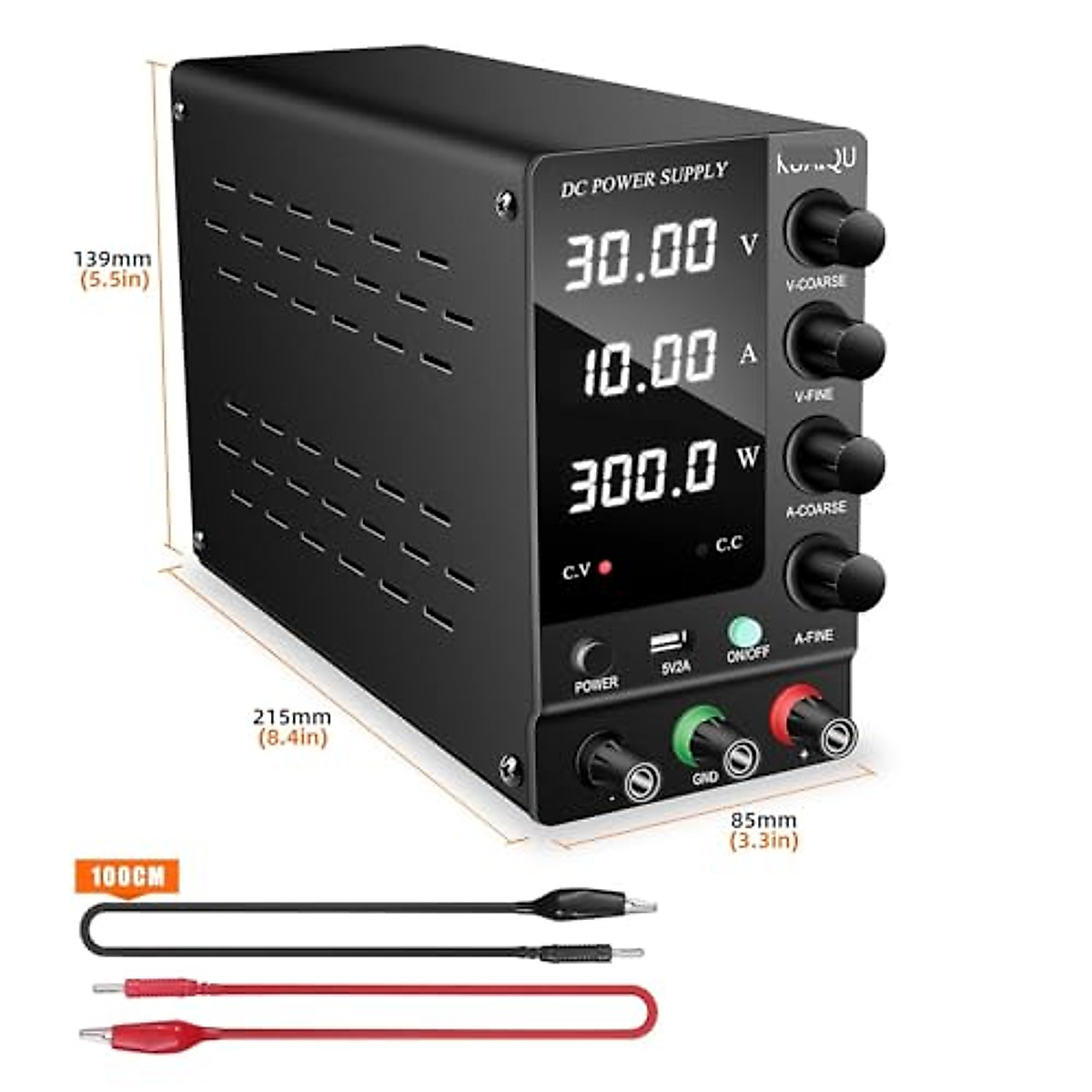 Dc Power Supply, SPS-C3010, 30V 10A 300W, Variable Rugulated