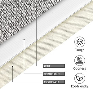 Wardrobe Clothes Organizer for Folded Clothes, Closet Organizers and Storage with Reinforced Handle Thick Fabric for Clothes, Jeans and Pants Organization, Foldable and Stackable with Built-in PP Board, 6 Grids, Grey(2PCS)