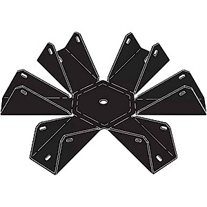 Simpson Strong-Tie APGT6 - Outdoor Accents Gazebo Tie for 2x Top of Gazebo