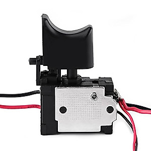 Electric Drill Trigger Switch, 7.2 V - 24 V Lithium Battery Cordless Convenient Electric Drill Speed Adjust Control Trigger Switch for Power Tools