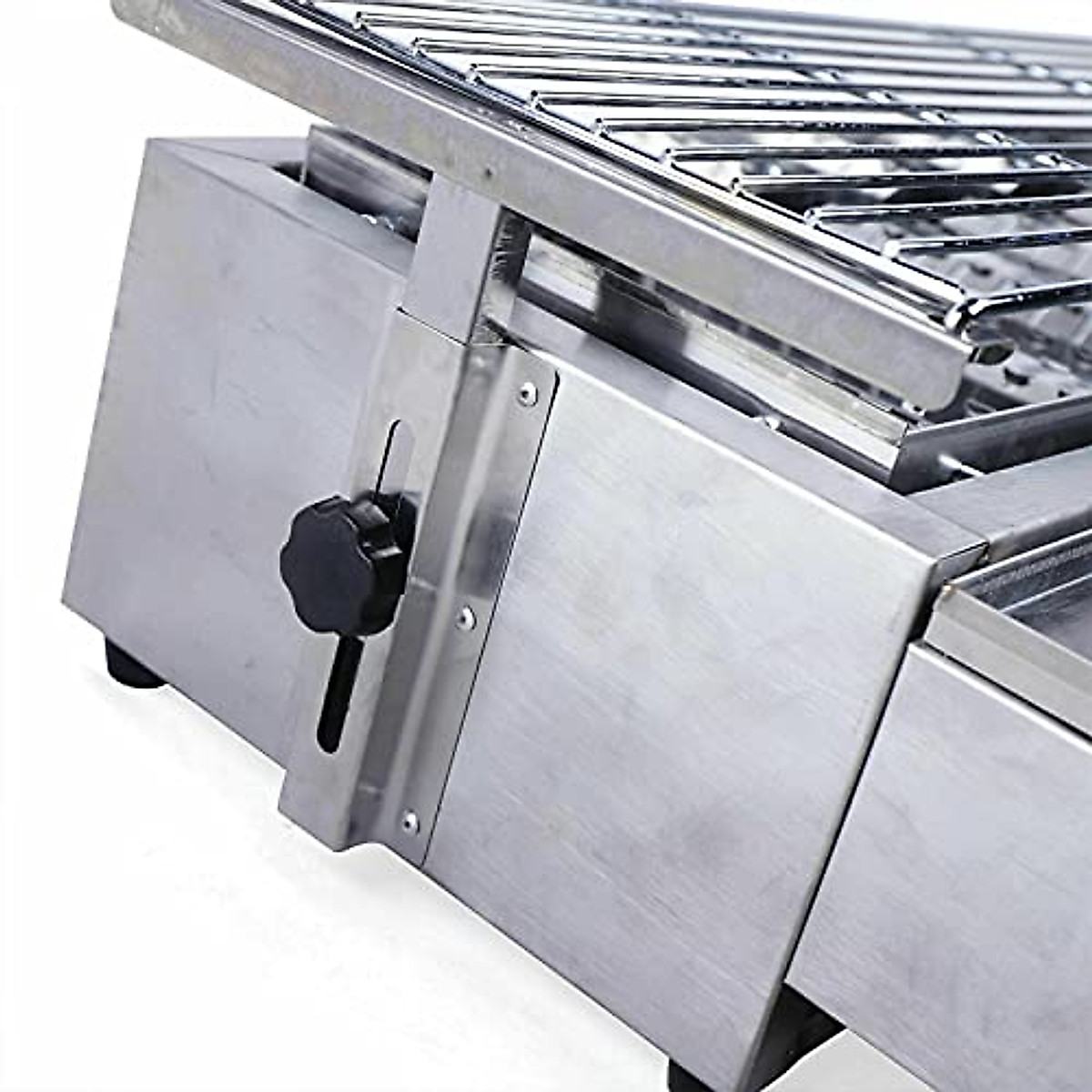 Gas Grill BBQ Gas Grills 8 Burner BBQ Grill Outdoor Party Cooker Stainless Steel Barbecue Grill Commercial Gas Grill Burners Cooker Smokeless for Camping Picnics