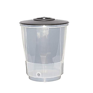 Service Ideas CBDRP3BL Beverage Dispenser, Round, Plastic, 3 gal, Black