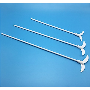 PTFE Electric Stirring Rod Overhead Stirrer Mixer Shaft Anchor Paddle for Flask in Lab (400MM)