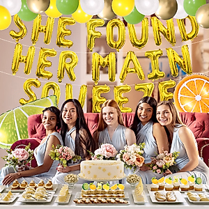 She Found Her Main Squeeze Bridal Shower Decorations Lemon Bridal Shower Decorations Lemon Themed Bridal Shower Decor Bachelorette Party Decorations Bachelorette Party Favors Lemon Balloons