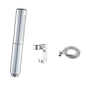 Shower Head Hand-held Pressurized Shower Head Shower Decoration Kit Bathroom Shower Hand-held Shower 7.08 Inch Shower Spray Gun Water Bathroom Shower Heads Handheld Shower Head (Color : Metallic, Si