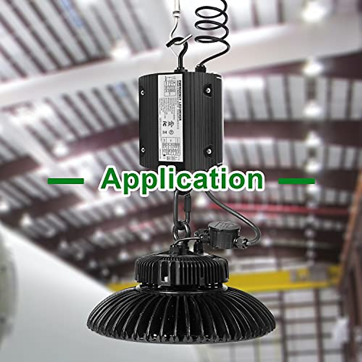 40W Emergency LED Driver AC Input 100-347V Output DC170V Emergency Backup Battery Emergency Driver for UFO LED HIGH Bay Light UL Listed