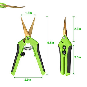 PROTITOUS 6 Tier Black Mesh Zippered Herb Drying Rack Hanging Dryer Dry Net with Pruning Shear for Hydroponics