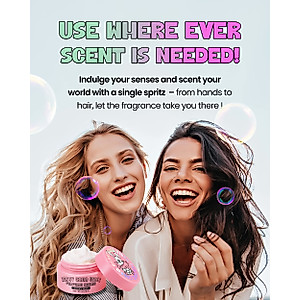 CHASIN' RABBITS Berry Good Vibes Perfume Moisturizer Face Cream | Facial Moisturizer Korean Face Cream Perfume Set | Face Moisturizer for Dry Skin Cream w/Ceramide & Strawberry Stem (0.50 oz x 3)