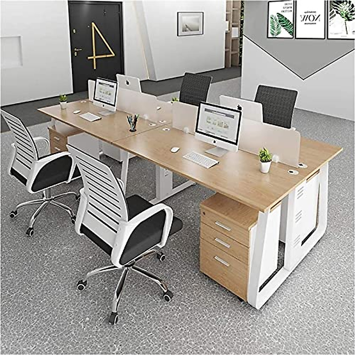Office Desk Bezel Desk Partition Acrylic Screen Board Desktop Partition Board Exam Bezel Mobile Screen Clip (Size : 60 * 40cm)