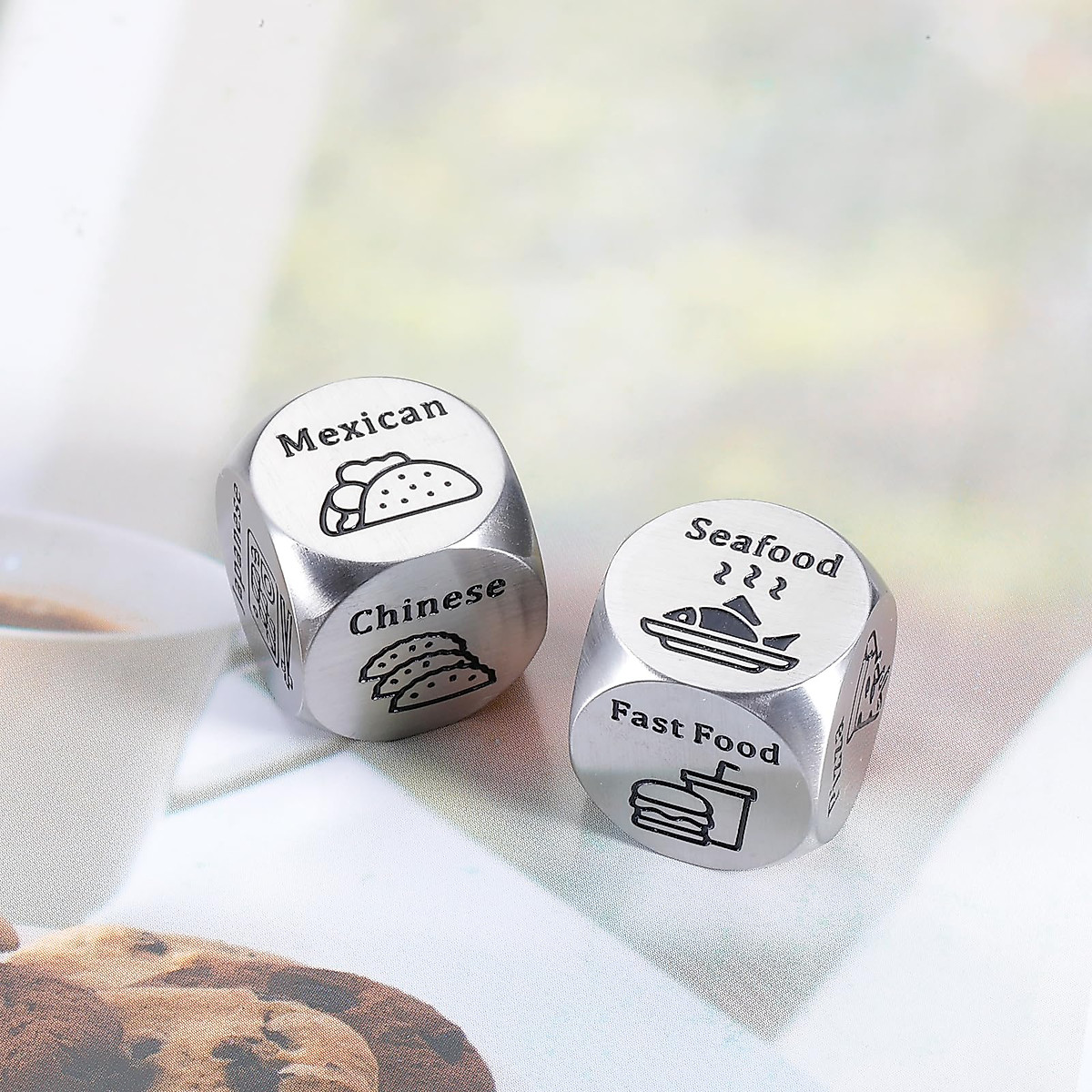 Anniversary for Her Him Wedding Gifts for Newlyweds Couple Gifts 2PCS Food Decider Date Night Idea Gifts for Boyfriend Girlfriend Wife Husband Birthday Christmas Valentines Day Gifts for Him Her