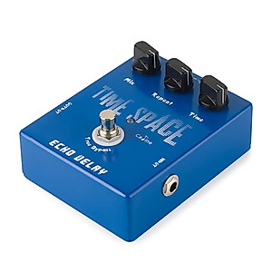 Caline Echo Delay Guitar Effects Pedal Time Space Bass Distortion True Bypass Blue CP-17