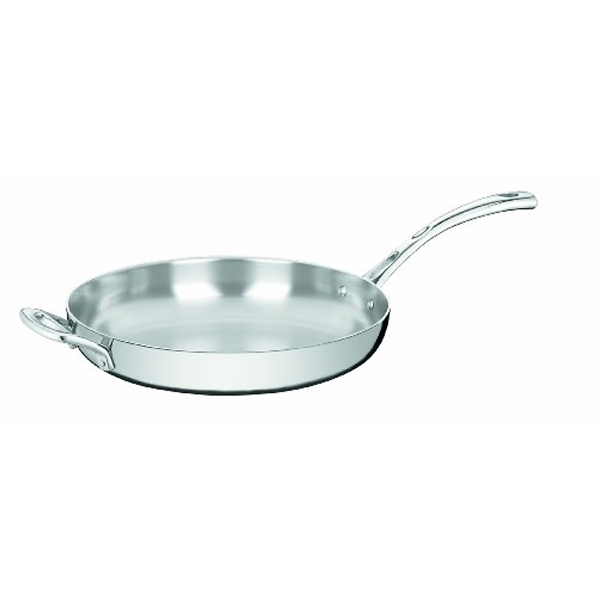Cuisinart French Classic Tri-Ply Stainless 12-Inch French Skillet with Helper Handle