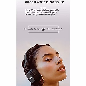 Lmminer Active Noise Cancelling Over-Ear Headphones Wireless Hi-Fi Stereo Bluetooth 5.0 Foldable Music Headset with Mic, Apt-X Low Latency, Apt-X HD, 30H Playtime,Brown