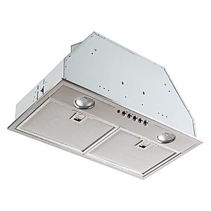 Broan® Elite 20.5-Inch Custom Range Hood Power Pack, 550 Max Blower CFM, Stainless Steel