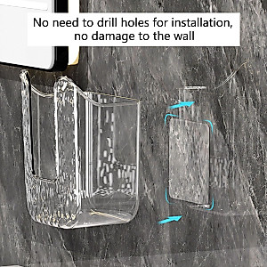 Kitchen Wipes Storage Box-No Punching Design,Wipes Dispenser, Flushable Wipes Holder for Bathroom, Refillable Wipes Container Box,Wipes Case Holder Keeps Wipes Fresh, Non-Slip (grey-2pcs)