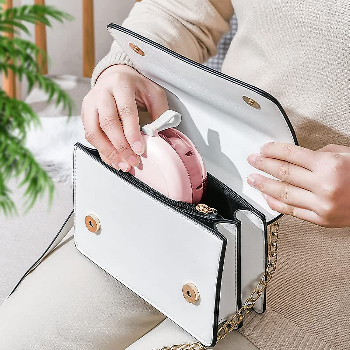 Denture Case, Definitely No-Leak Denture Bath Box for Traveling Perfectly, Denture Cup with Strainer & Magnetic Mirror,Completely Clean Care for Retainer, Mouth Guard, & Denture(PINK)…