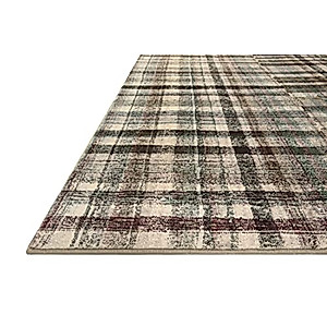 Loloi Chris Loves Julia x Humphrey Collection HUM-03 Forest/Multi, Contemporary 5'-0" x 7'-0" Area Rug feat. CloudPile™