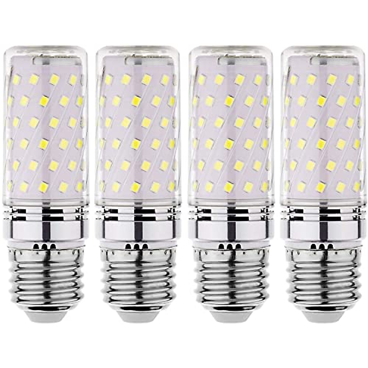 LEKE E26 LED Bulb 80W-100W Equivalent LED Light Bulb 1000Lumen Non-Dimmable E26 Light Bulb 8W 6000K White(4 Pack)