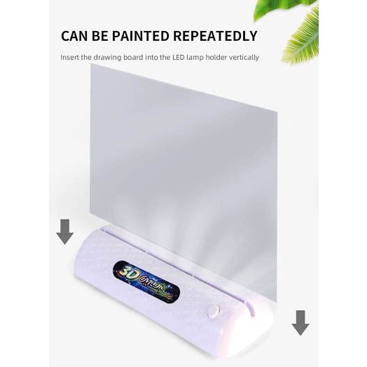 Magic 3D Luminous Eraseable, Drawing Board, Preschool Kids 3 and up. Educational Fun Learning! Boys and Girls